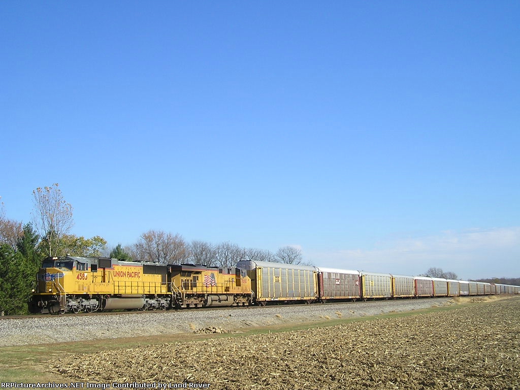 UP 4585 On NS 288 Westbound